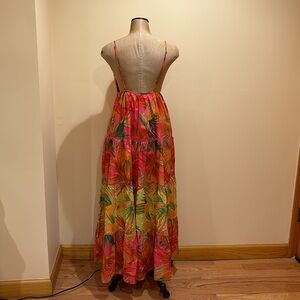 FARM Rio | Dresses | Nwt Farm Rio Mixed Painted Birds Maxi Dress Small ...